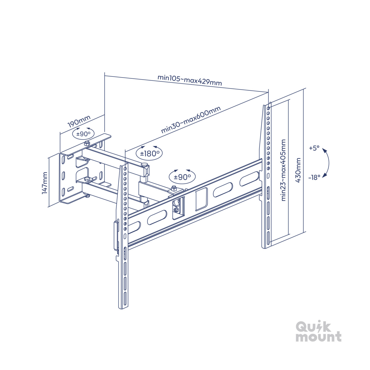 TV Wall and Monitor Mount Supplier - Quikmount